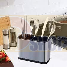 Stainless Steel Cutlery bucket - Kitchen Organizer